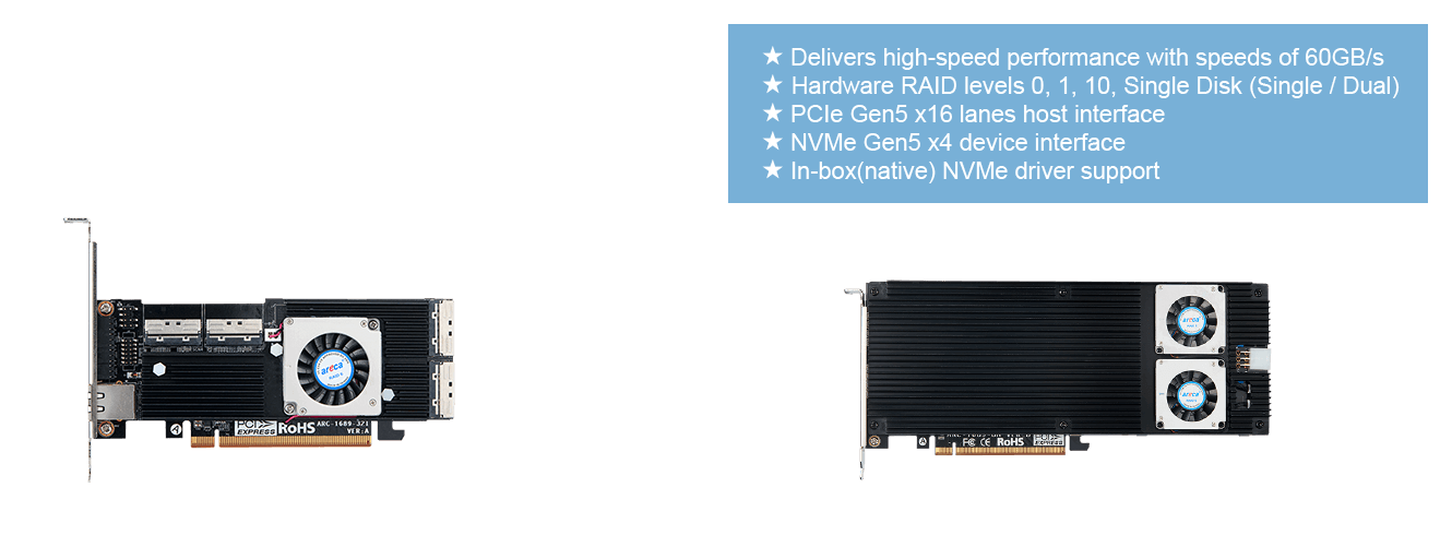 廣安科技 Areca Technology | RAID Storage / Adapter / JBOD